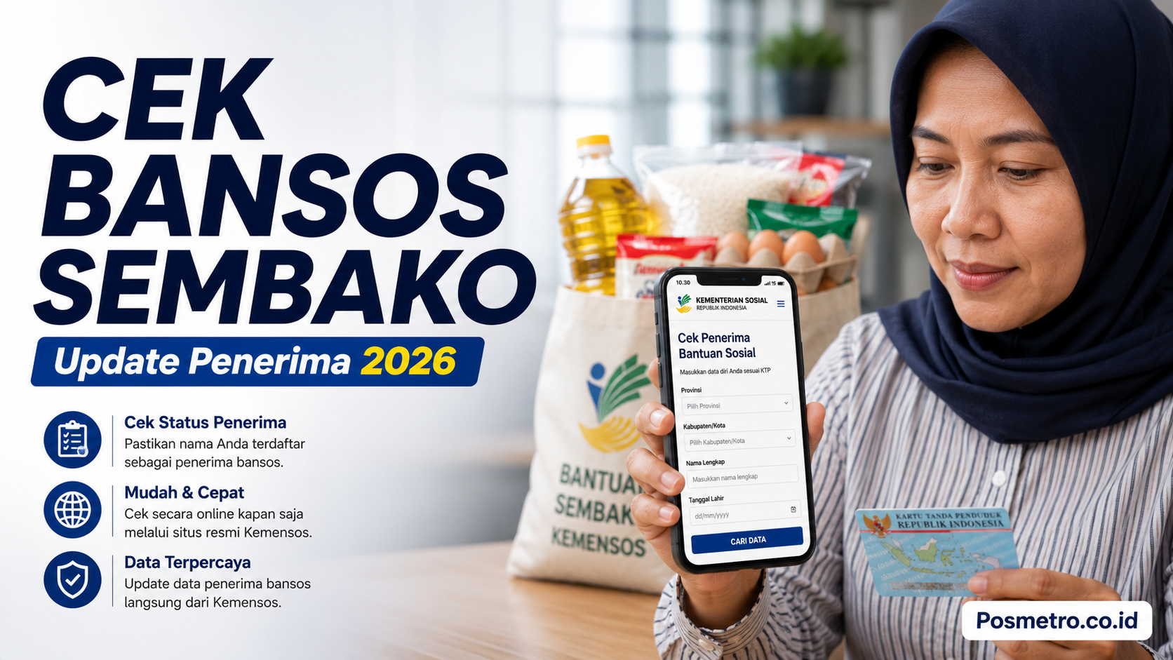 Update 2026! Cara Cek Penerima Bansos Sembako Secara Online